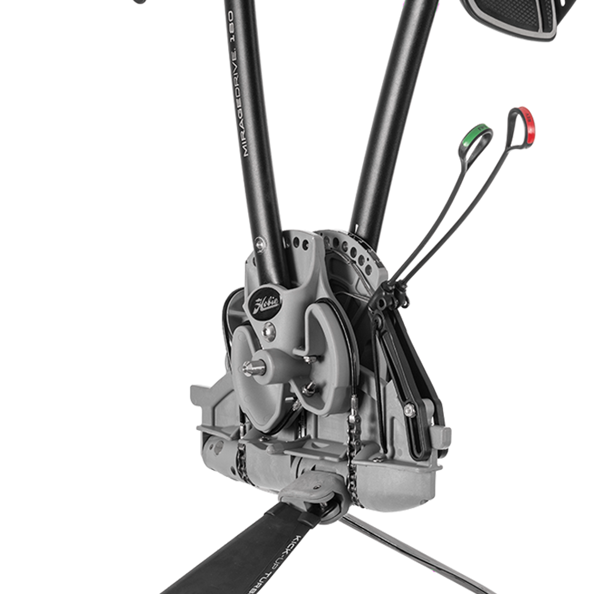 Hobie Mirage Drive 180 V2 with Turbo Kick Up Fins – Black Hall Marina